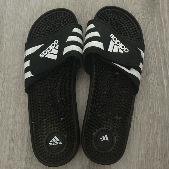 adidas | Shoes | Adidas Velcro Slides | Poshmark